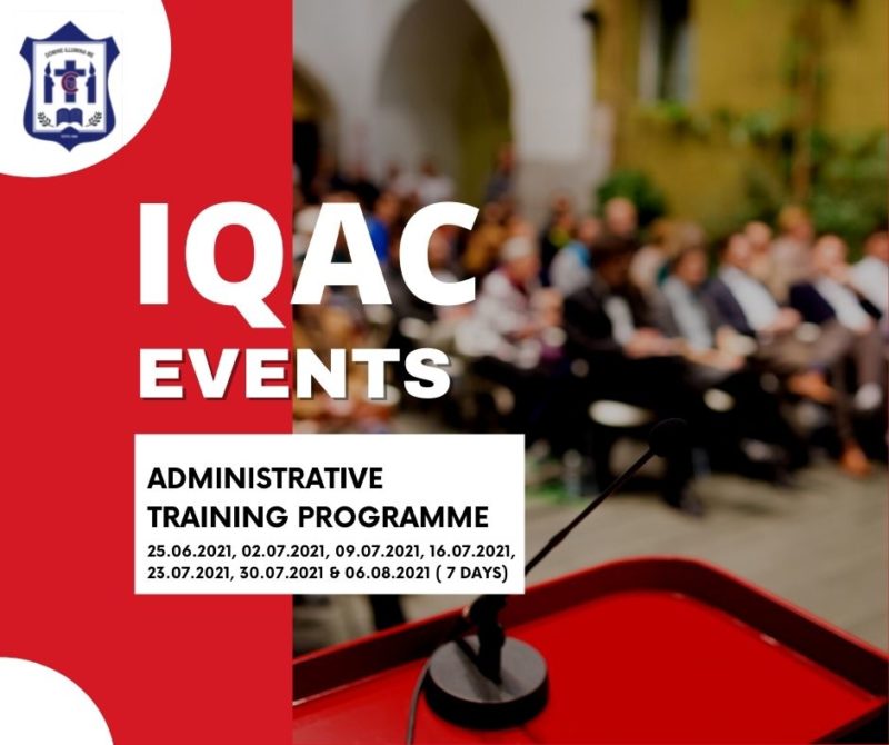 IQAC - Administrative Training Program - CTTEWC